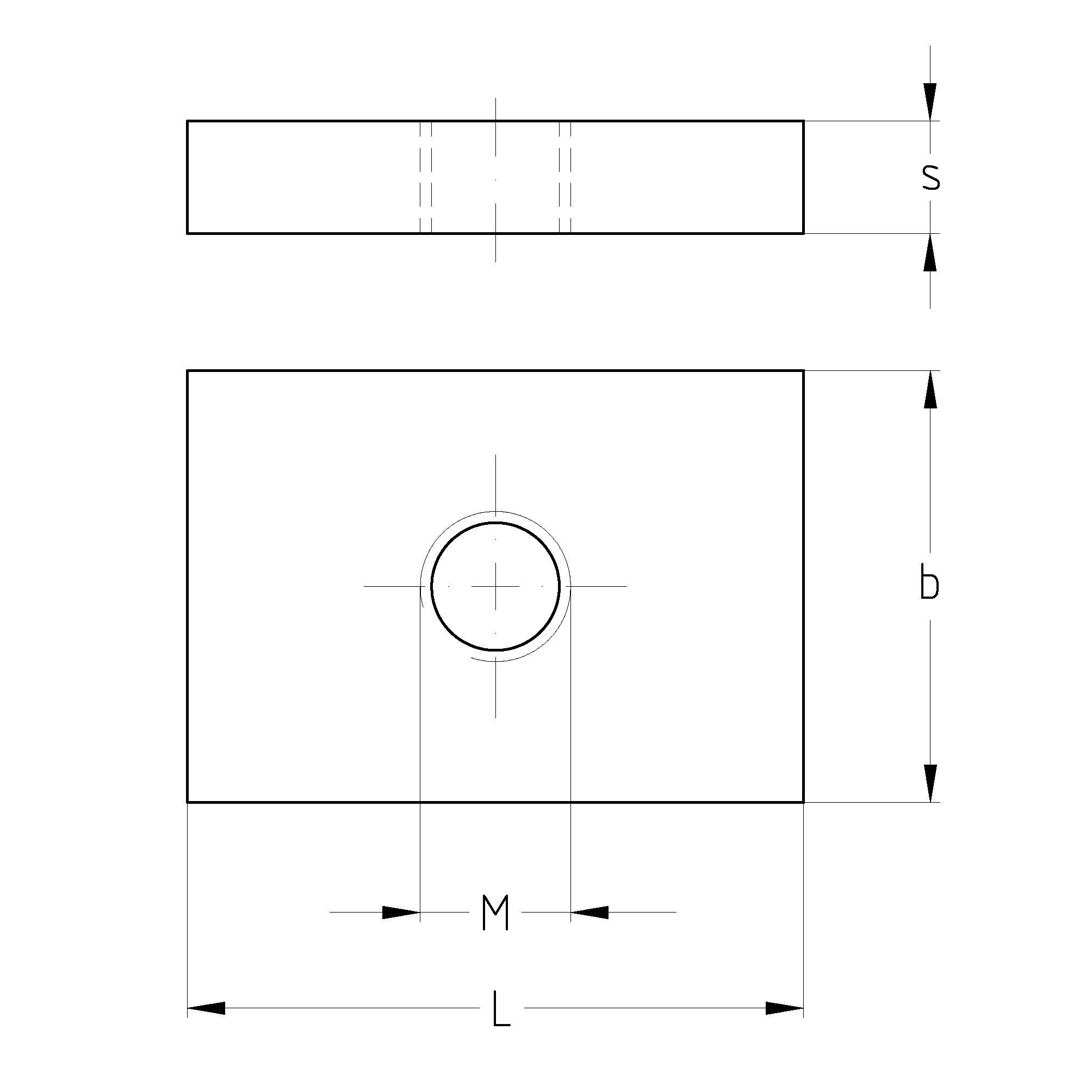 MPC-Tuercas soporte galvanizado | 38/24-40/120 | M8 | normal | 100 Unidad