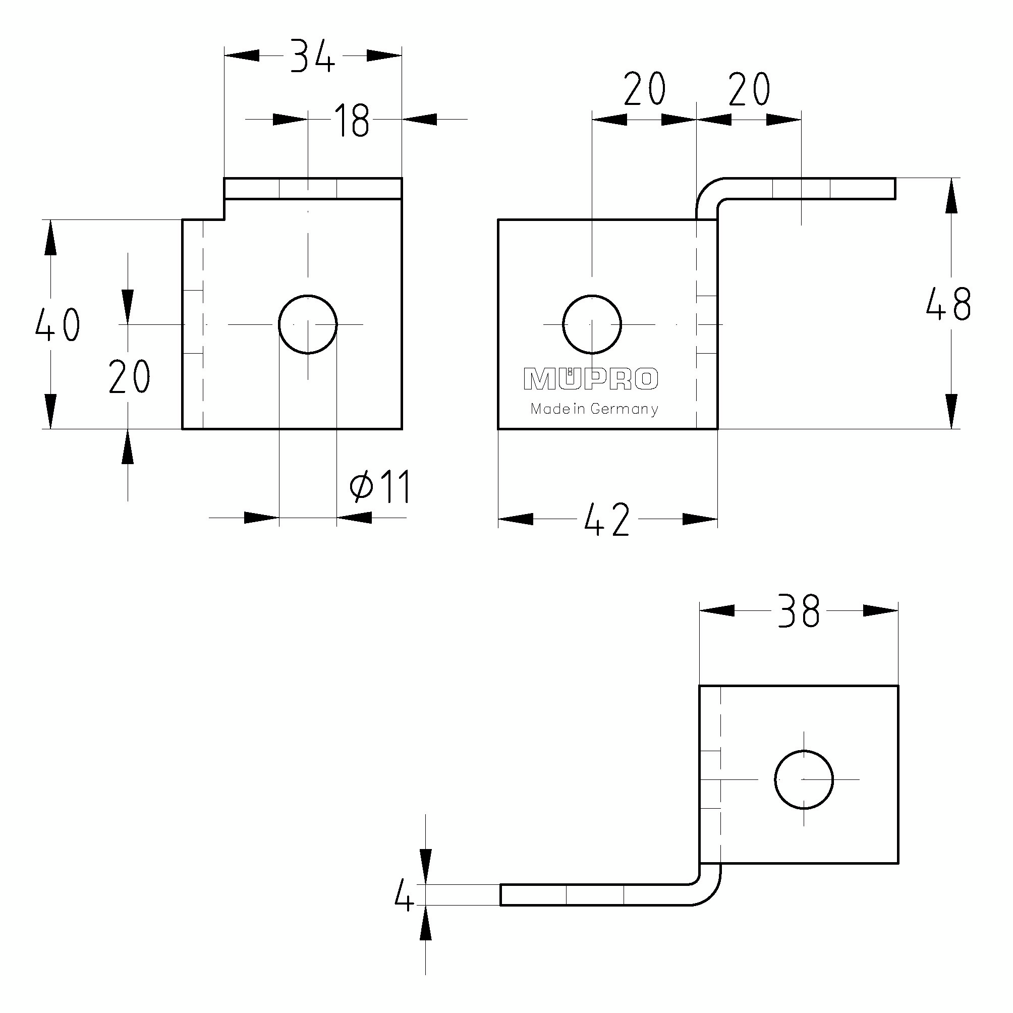 MPC-Ángulos laterales derecho | galvanizado
